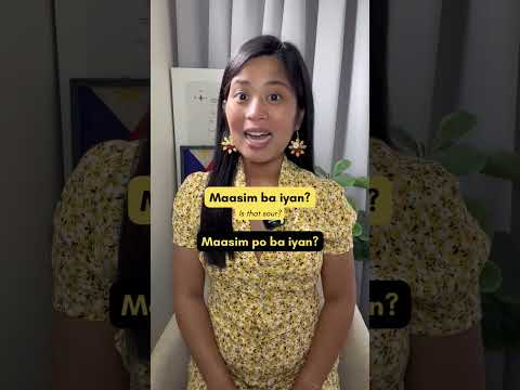 Tagalog Word # 163: Maasim #philippines #filipino #tagalog #polyglot