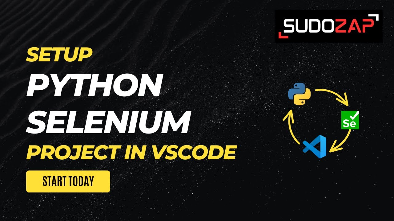 Setup Python Selenium project in VS Code #python #seleniumpython  | @sdetchamp