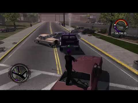 Saints row 1 evil cars cheat game clip I made