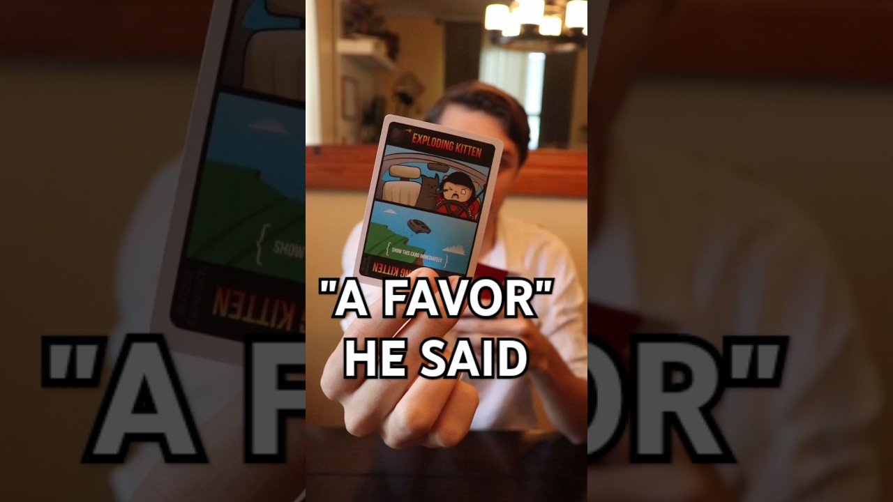 Stealing Cards BACKFIRED! 💣 Exploding Kittens | #explodingkittens #cardgame #tabletopgaming