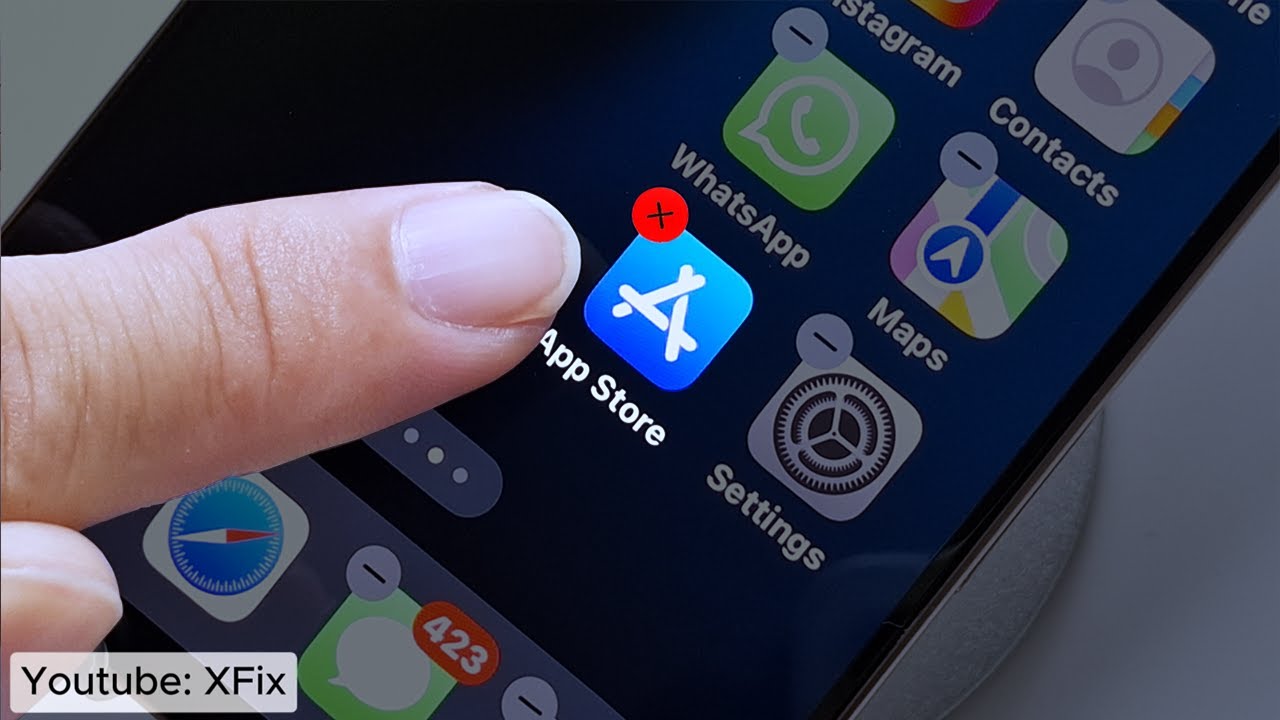 How to Delete Appstore on iPhone App Screen