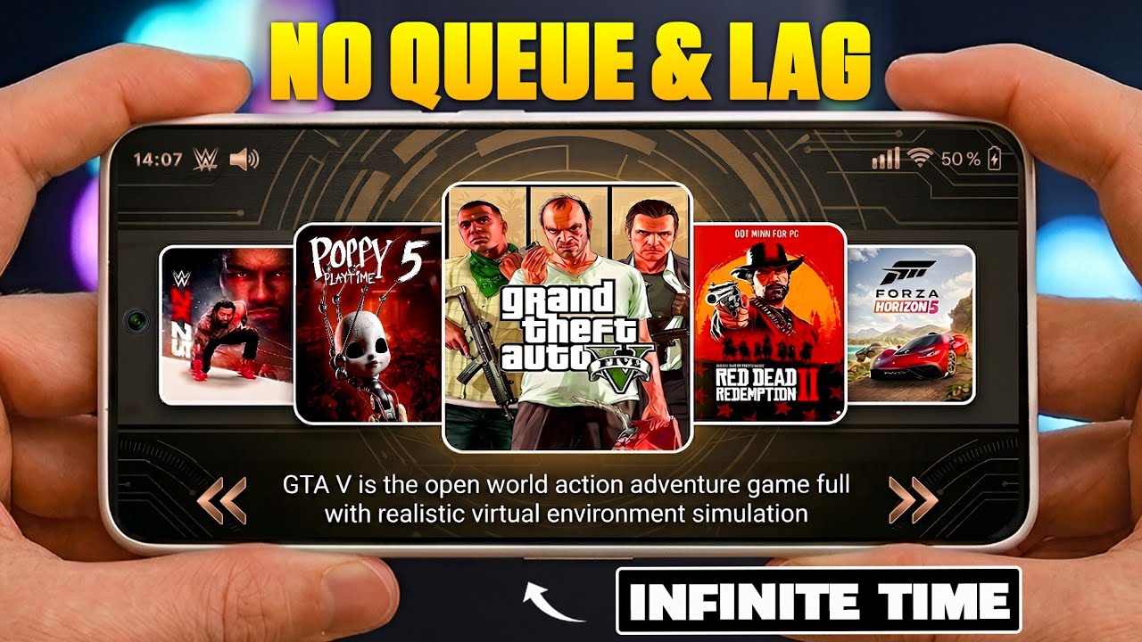 I Found a New Cloud Gaming App with No Queue & Unlimited Time!