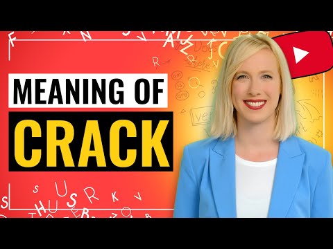 CRACK use in a Sentence, Meaning and Definition