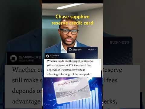 😱😱chase sapphire reserve credit card #shorts