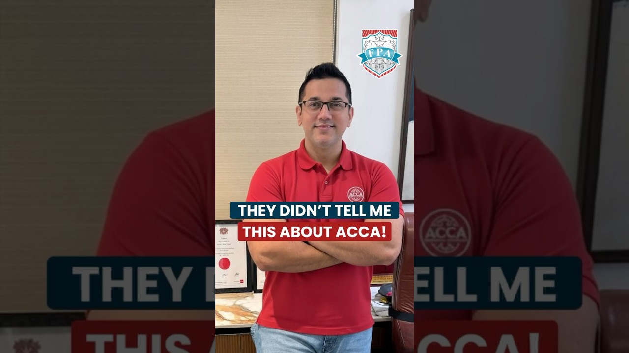 They Didn't Tell Me, This About ACCA