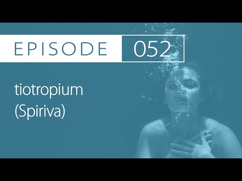 #52: tiotropium (Spiriva) | Treating COPD and Asthma with a LAMA | Drug Cards Daily