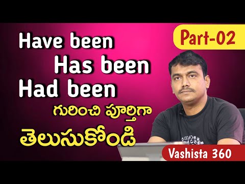 Spoken english through telugu | spoken english in telugu | learn english through telugu | been forms