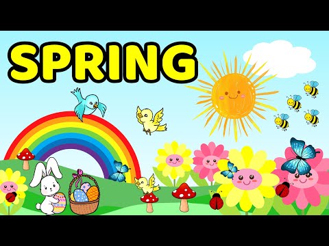 Spring Vocabulary For Kindergarten Kids | Spring Words