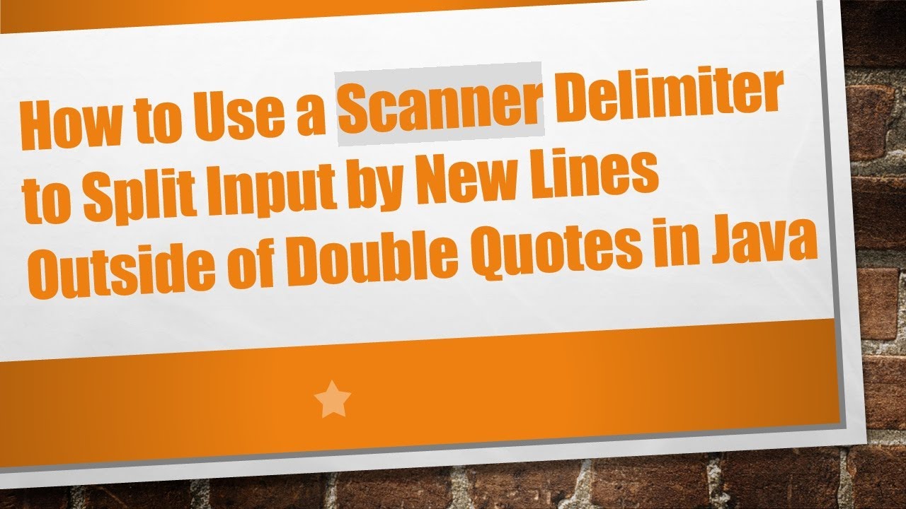 How to Use a Scanner Delimiter to Split Input by New Lines Outside of Double Quotes in Java