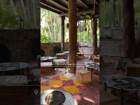 Minivlog: A day at the Nômade hotel #travel #mexico #tulum