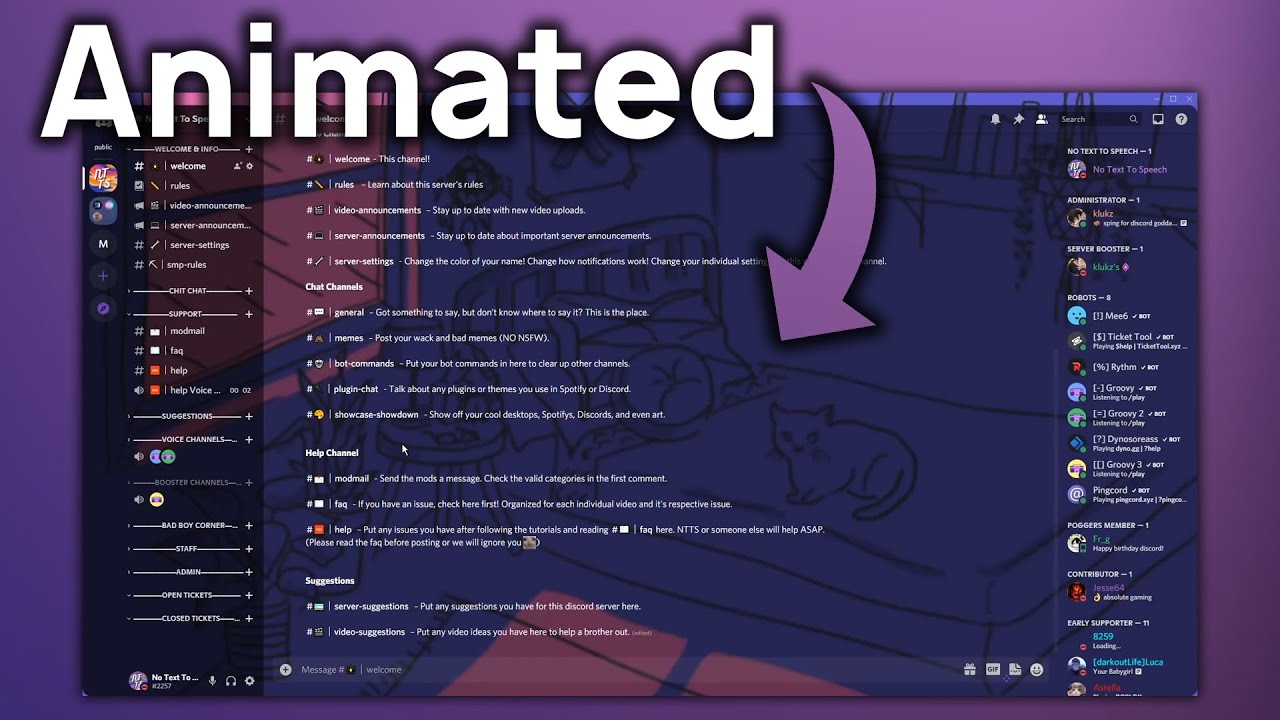How to have an Animated Discord Wallpaper