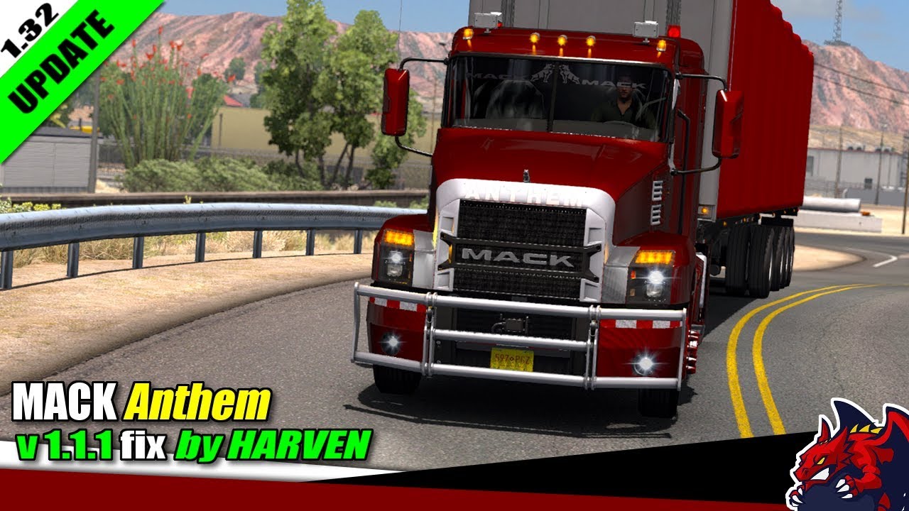 Mack Anthem fix v1.2 ETS2 1.35 - ETS 2