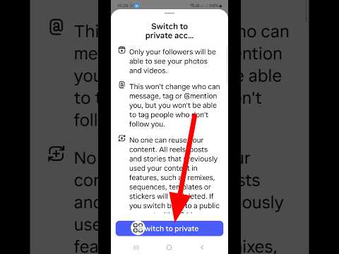 How To Switch Private Account On Instagram #shorts #instagram #viralvideo #viral #viralshorts
