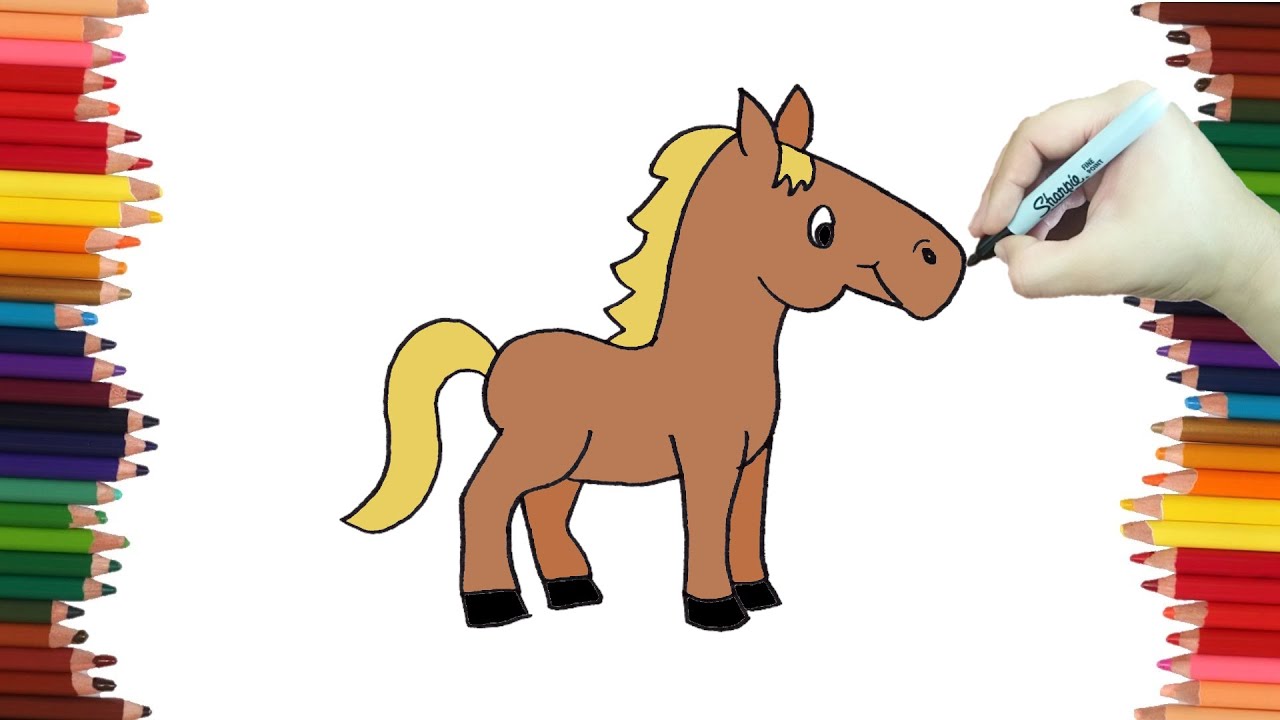 How to paint a horse | Easy drawings