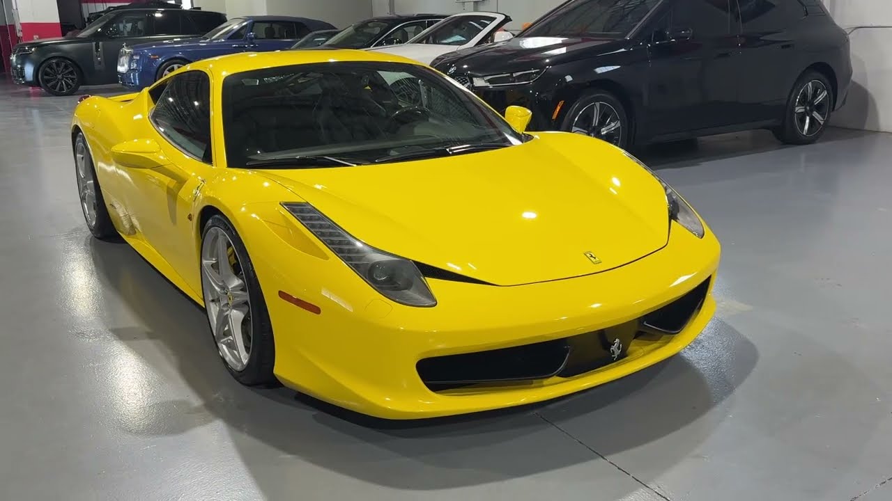 2011 Ferrari 458 with 56k miles. Walk around