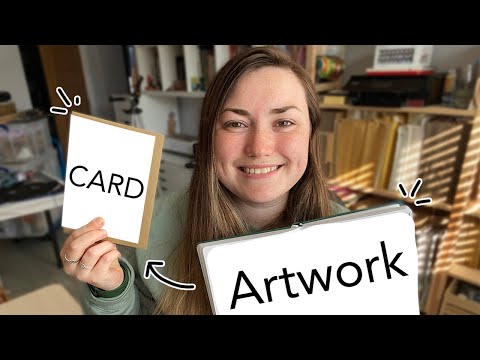 How to Print and Make Greetings Cards to Sell!