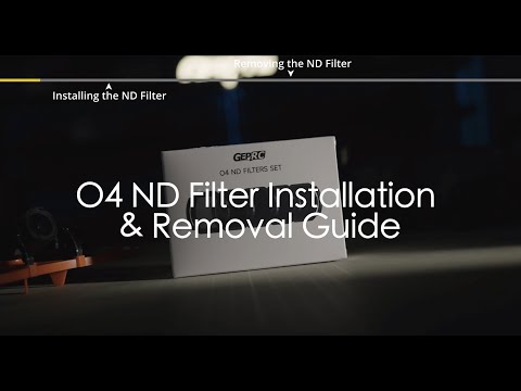 Easy O4 ND Filter Install & Removal Guide