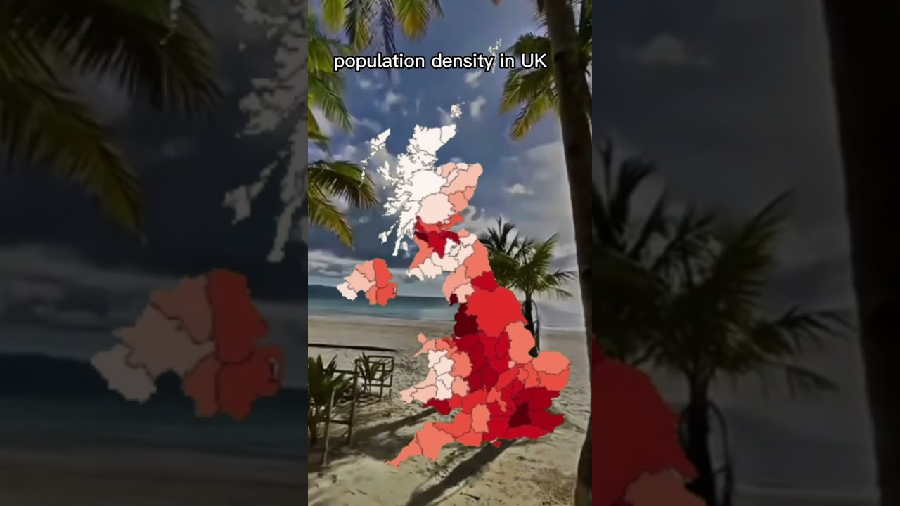 Population density in UK