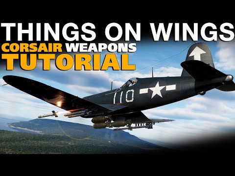 DCS F4U-1D Corsair Basic Weapons Tutorial | Guns, Rockets & Bombs!