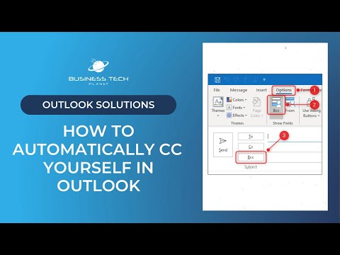 How to automatically CC yourself in Outlook 365