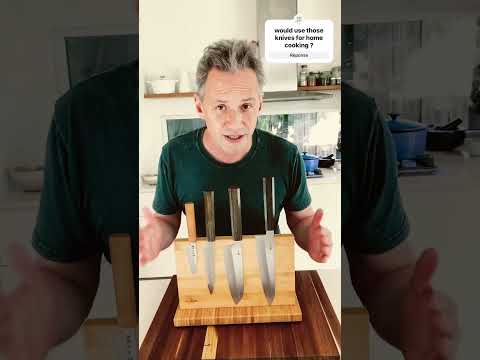 Japanese made knives at home - Conclusion