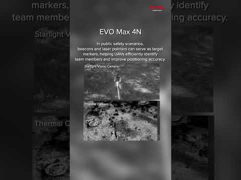 EVO Max 4N's Starlight Vision Camera + UAV Tech = Target Marking with Ease #drone #autelrobotics