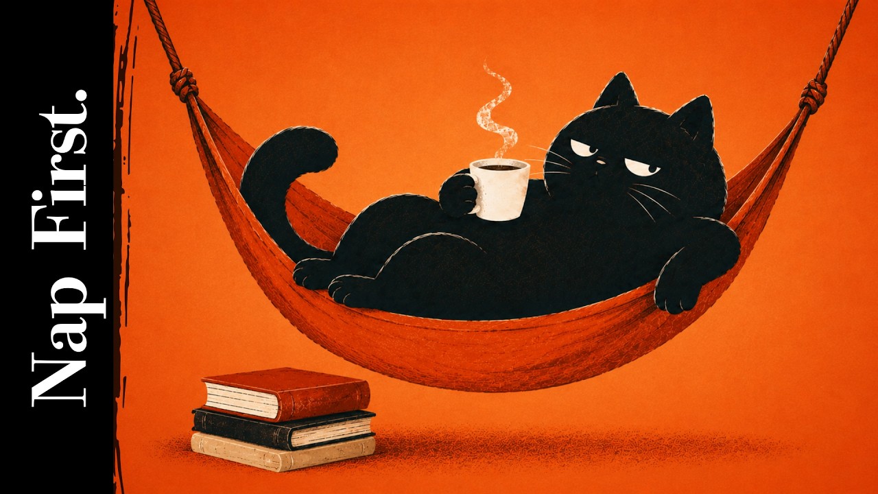 Nap First. – Vintage Noir Jazz for Coffee & Black cat