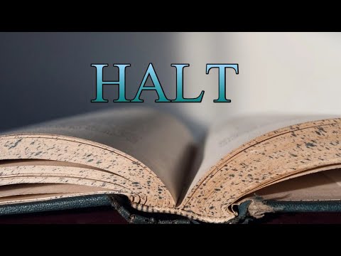 Meaning of Halt in Hindi and English