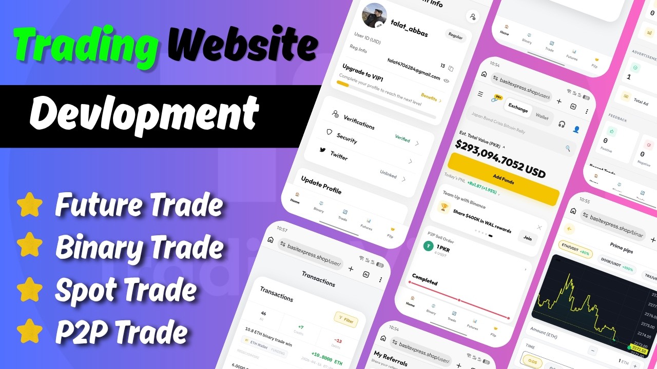 How To Make Your Own Trading Website/ APP Like Binance