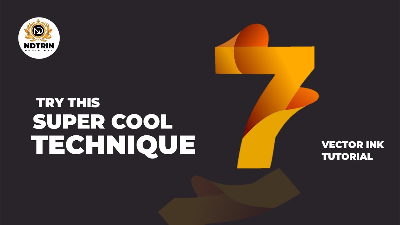 unique logo design techniques | how to create logo in vector ink | vector ink tutorial