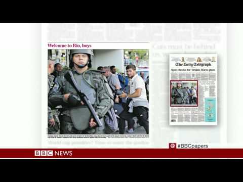 11.30pm Vicky Beeching reviews the front pages, BBC News Channel June 8 2014