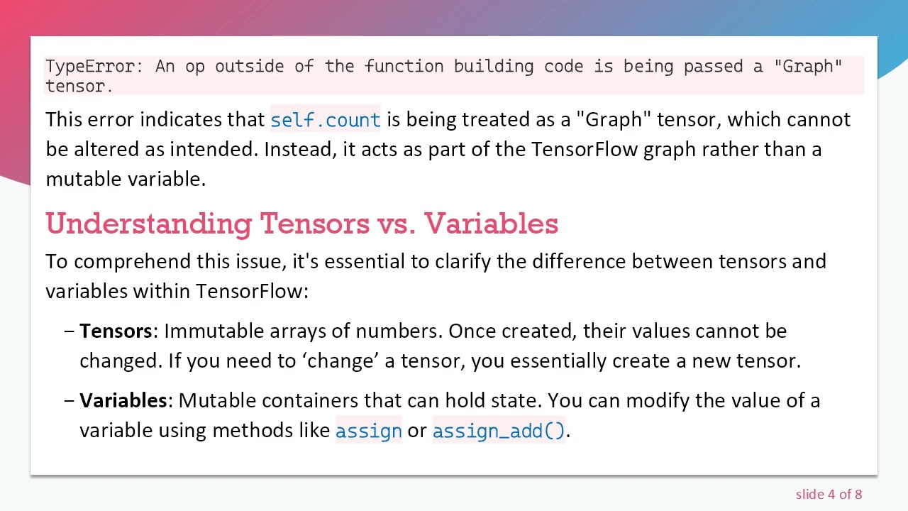 Solving the tf.function Problem in TensorFlow Class Variables