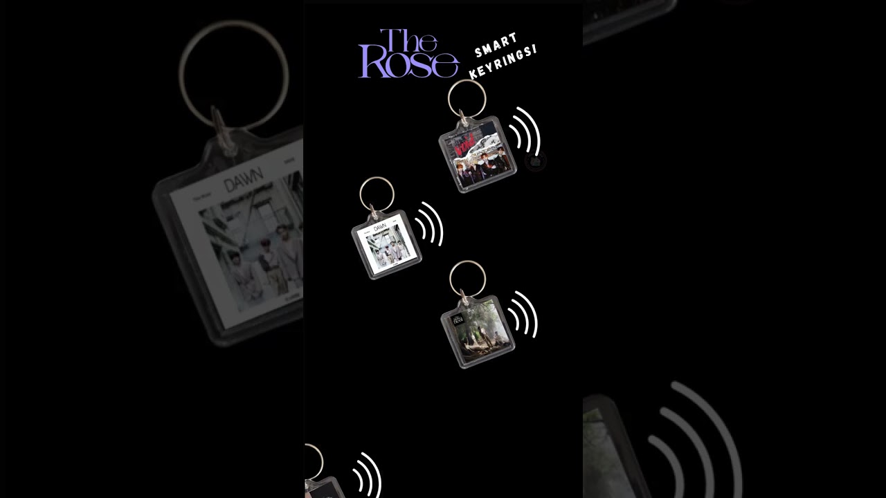 The Rose Smart Keyrings!