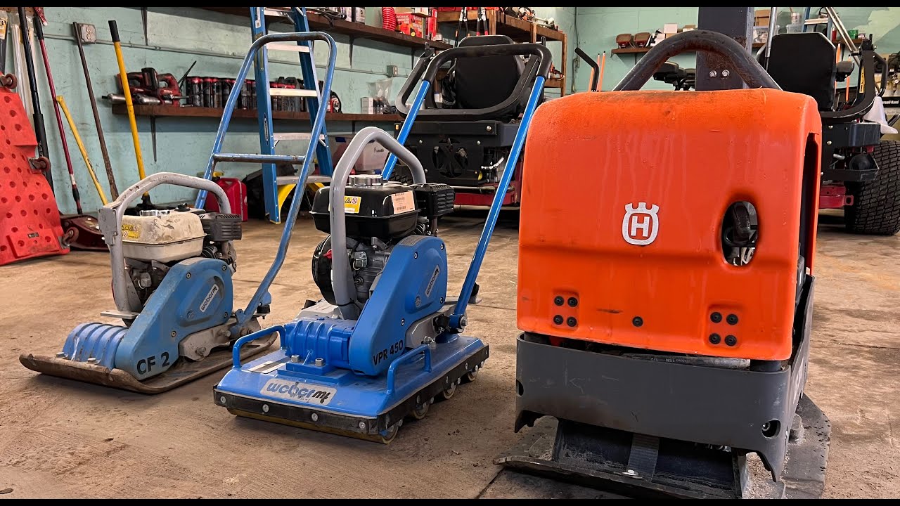 Compactors for hardscaping