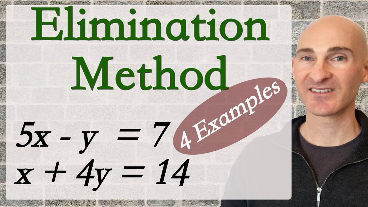 Solving Systems of Equations Elimination Method