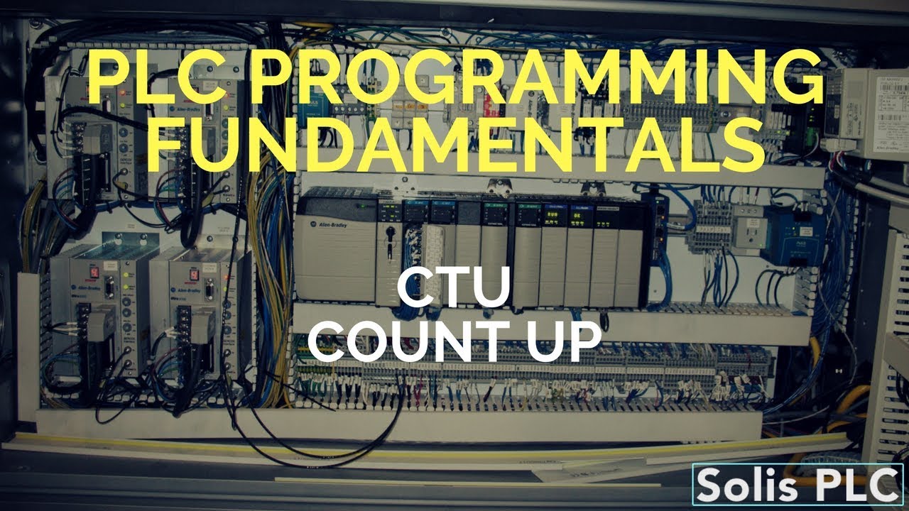 PLC Programming Timers Counters - CTU | Count UP Instruction RSLogix Studio 5000