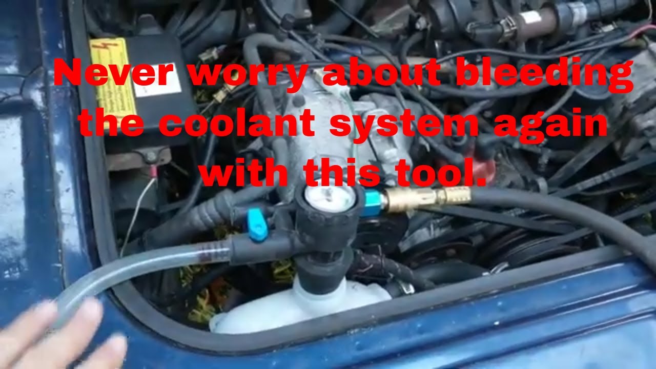 Vanagon coolant bleeding the easy way