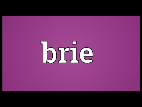 Brie Meaning