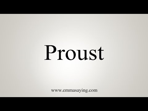 How To Say Proust
