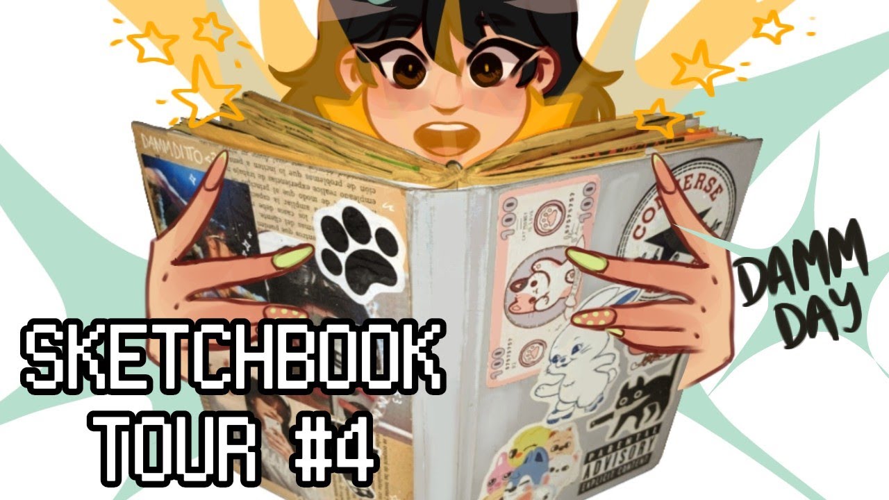 ★SKETCHBOOK TOUR #4★ mi sketchbook mas épico /  by dammditto