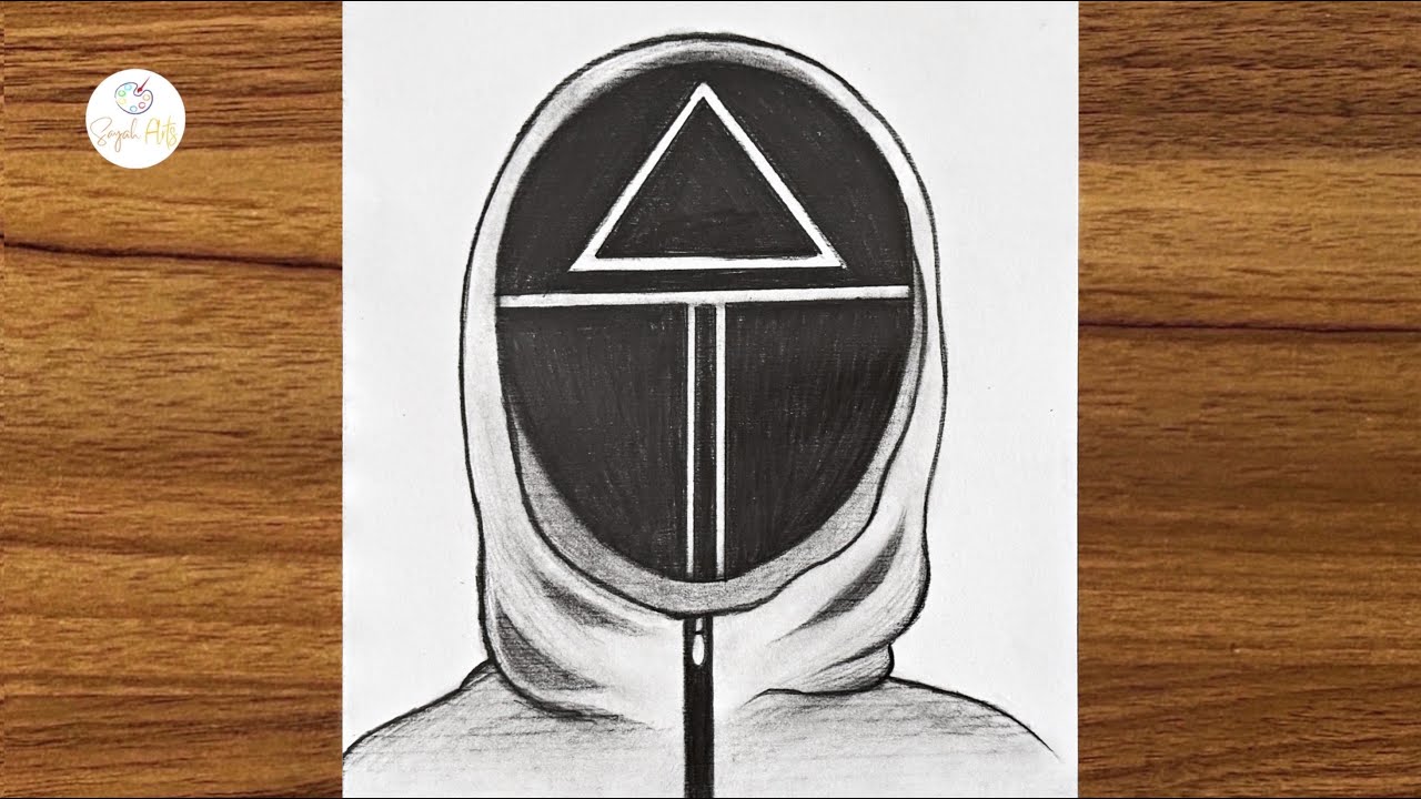 Cara menggambar penjaga permainan cumi-cumi langkah demi langkah | Menggambar mudah langkah demi ...