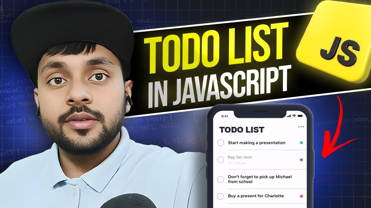 Create Todo List Using JavaScript Only | HTML DOM APIs