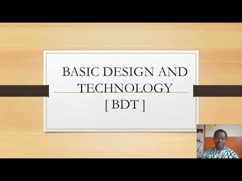 INTRODUCTION TO BASIC DESIGN AND TECHNOLOGY JHS 1