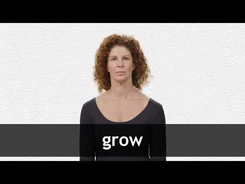 How to pronounce GROW in American English