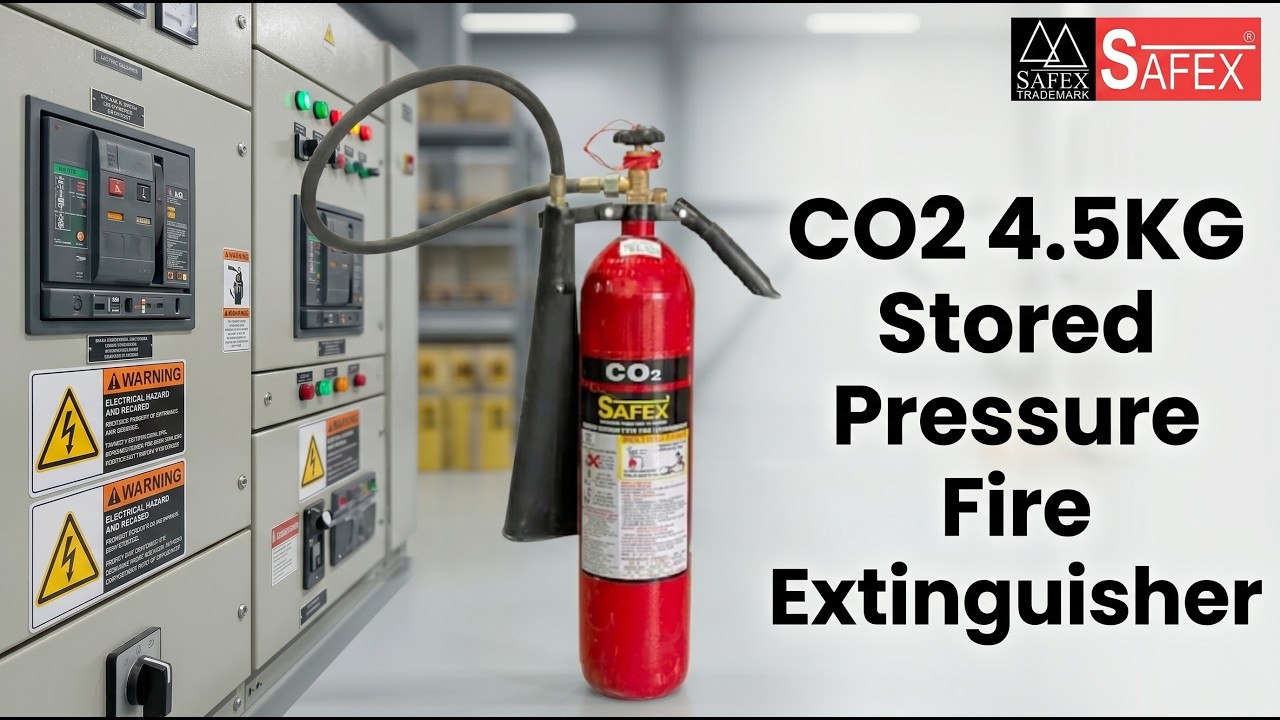 Operational Training: CO2 4.5kg Stored Pressure Fire Extinguisher | Safex