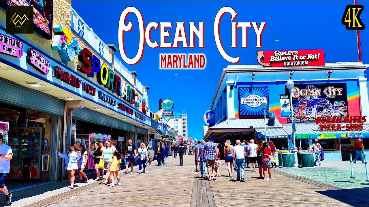 Ocean City Maryland Boardwalk [4K]