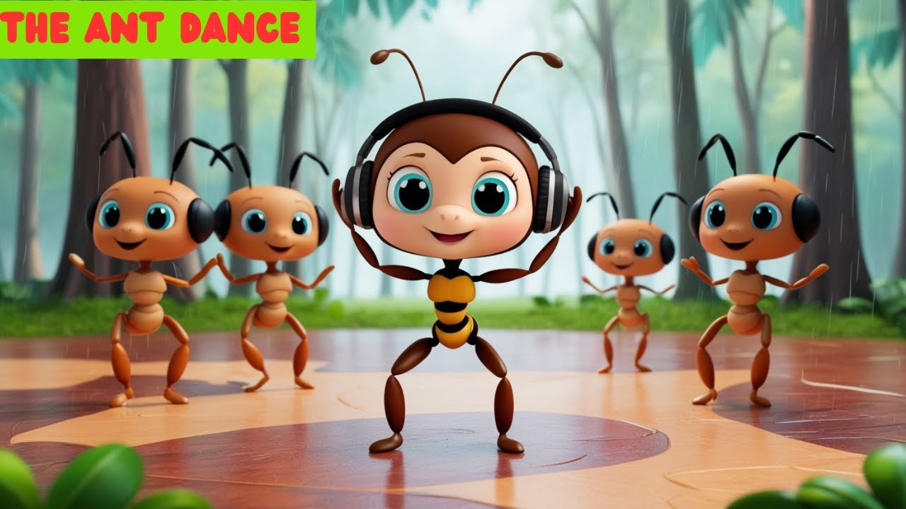 The Ant and The Friends Dance #nursery_rhymes #nurserypoems #baby #babysongs #baby #begginers