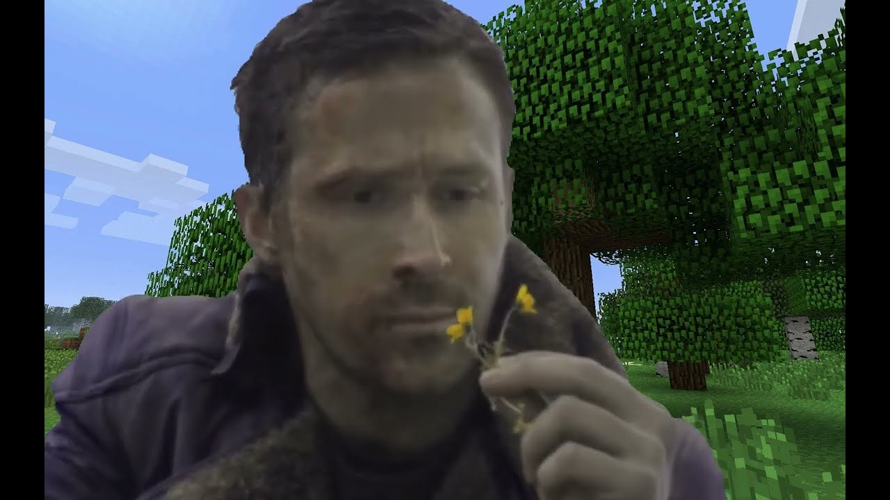 Ryan Gosling Plays Minecraft