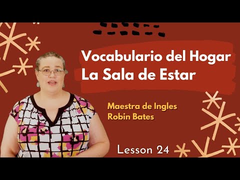 La Sala de Estar en Ingles | El Tutor de Lenguaje *Lección 24 *