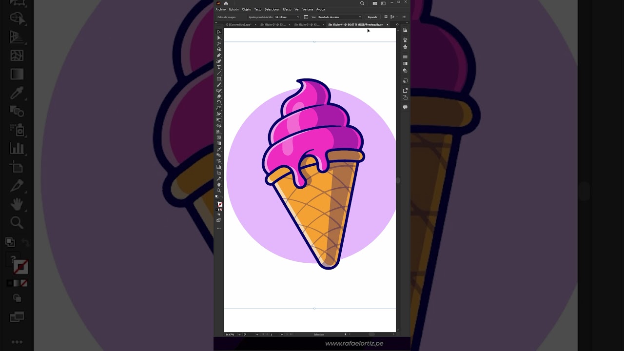 Create easy vector illustration from an image in Adobe Illustrator
